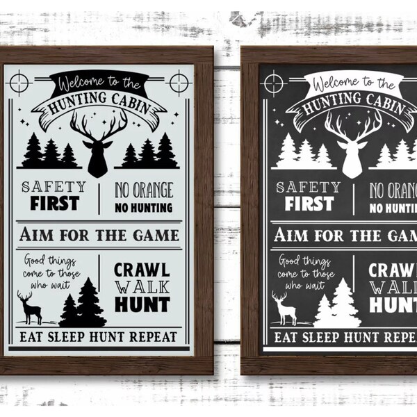 Hunting Signs - Etsy