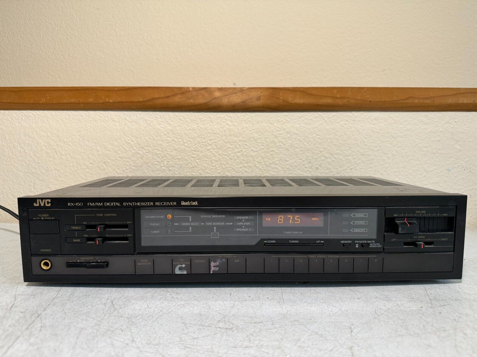 JVC RX-150 Receiver Hifi Stereo Vintage 2 Channel Phono Home Audio ...
