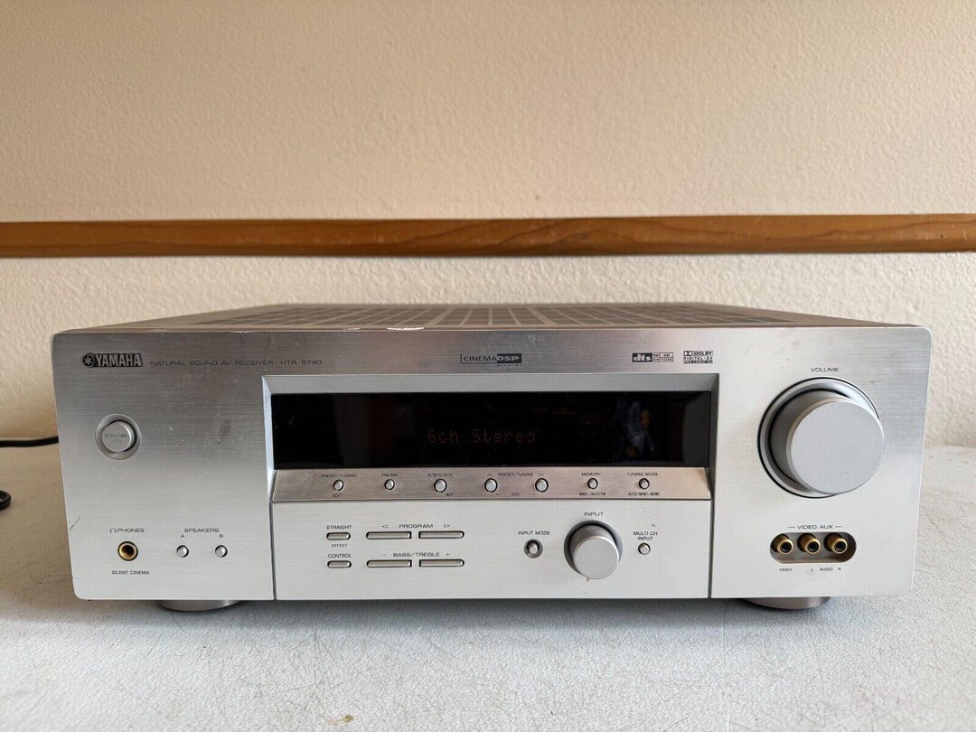 Yamaha HTR-5740 Receiver Hifi Stereo Vintage 6.1 Channel Home Theater ...