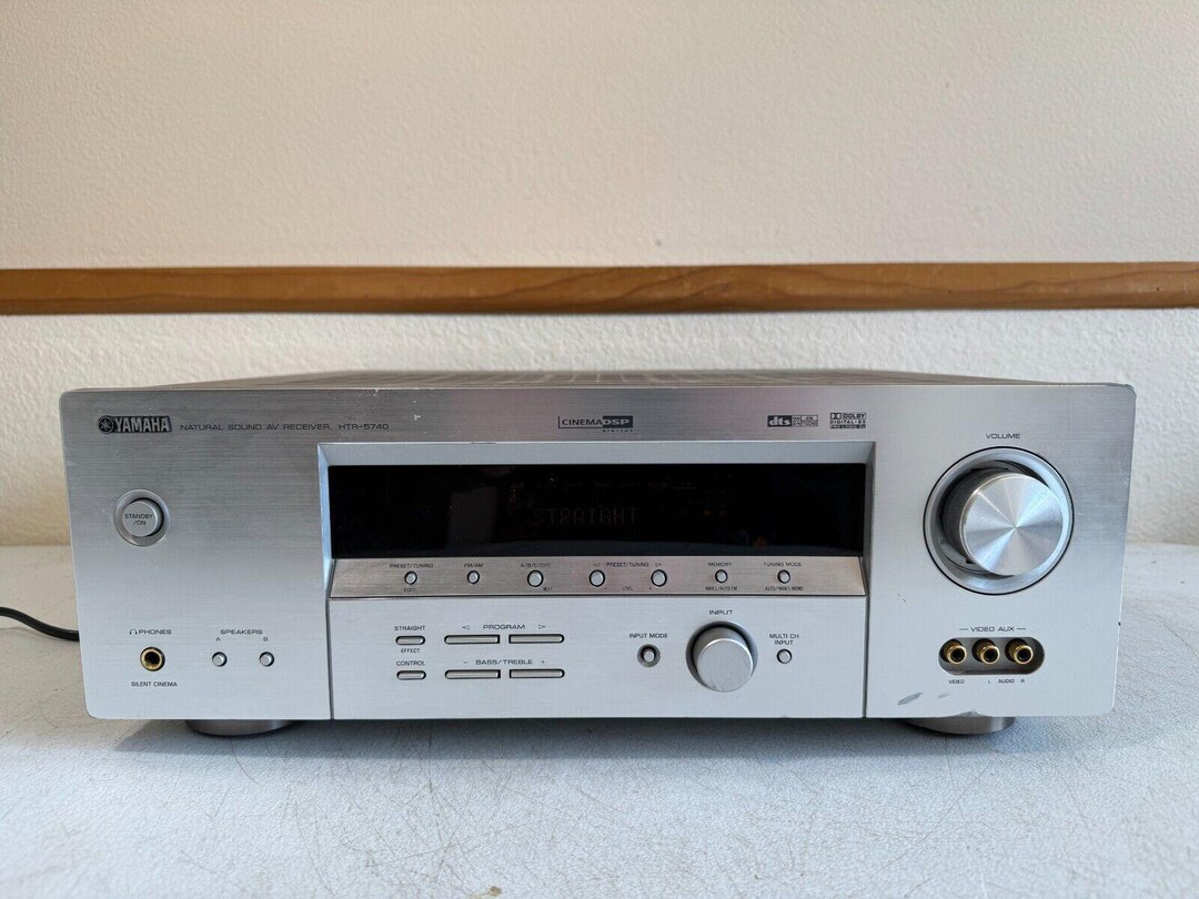 Yamaha HTR-5740 Receiver Hifi Stereo Vintage 6.1 Channel Home Theater ...