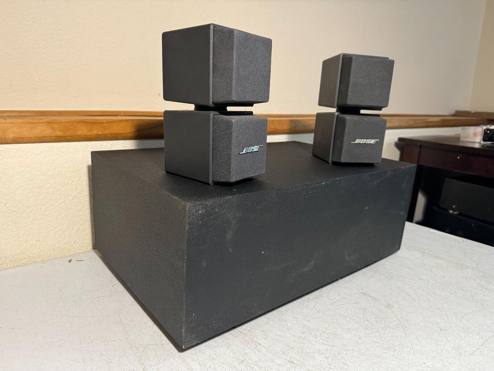 Bose AM-5 Acoustimass Speaker System Low Profile Subwoofer Module Cube Speakers - Etsy