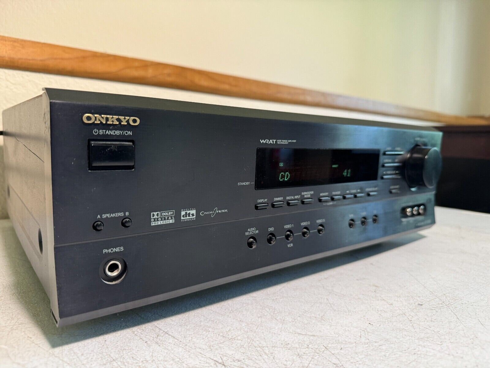 Onkyo HT-R500 Receiver Hifi Stereo Vintage 5.1 Channel Home Theater ...