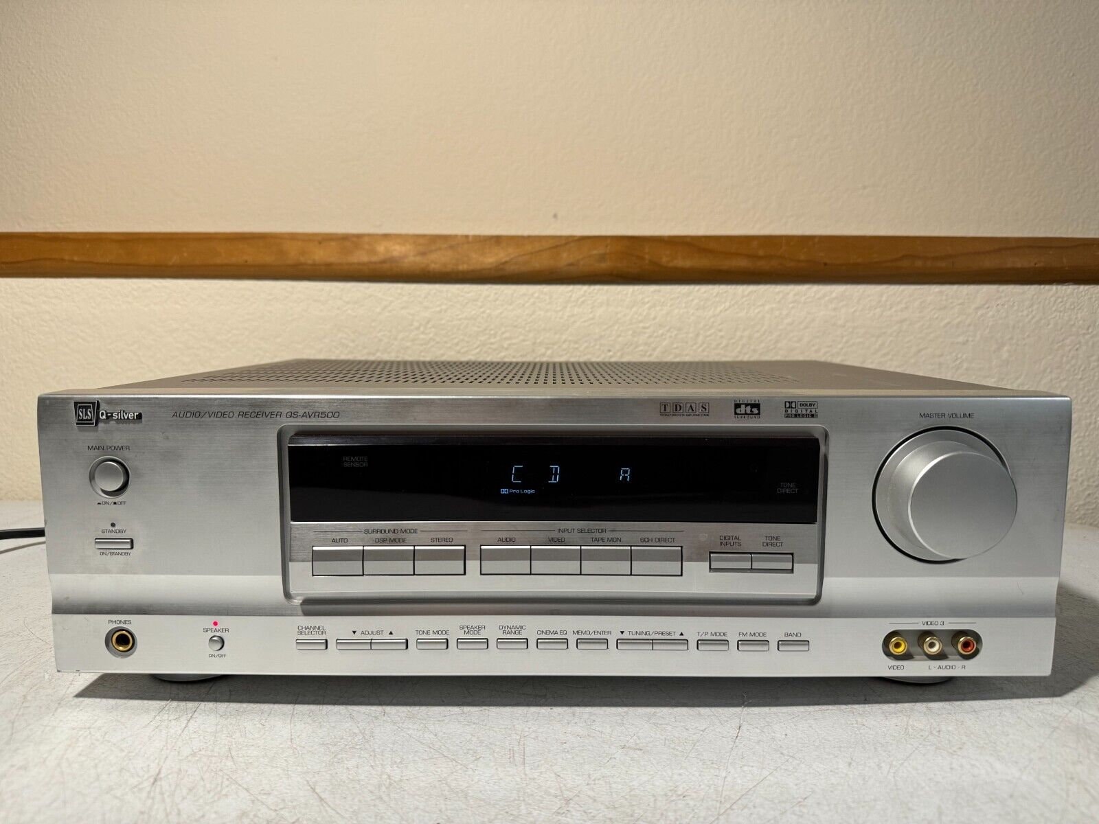 SLS Q-silver QS-AVR500 Receiver Hifi Stereo Vintage 5.1 Channel Home ...