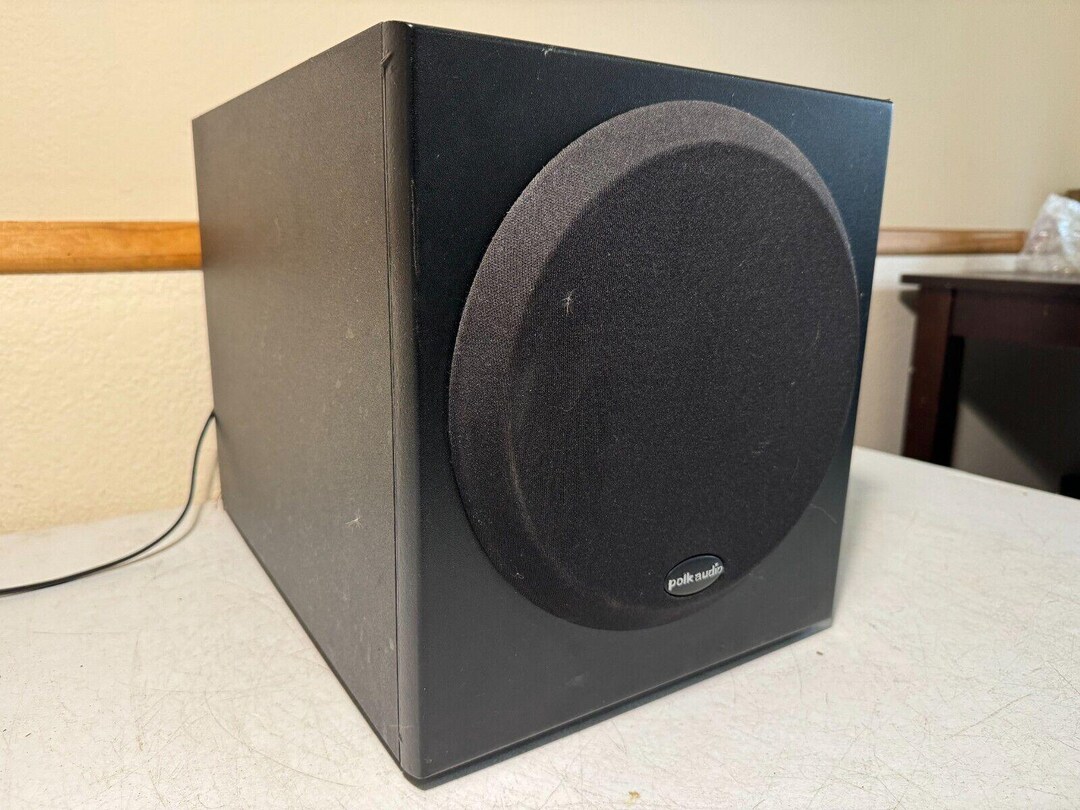 Polk Audio PSW-250 Subwoofer Powered Sub Home Theater Bass Black Loud 8 ...