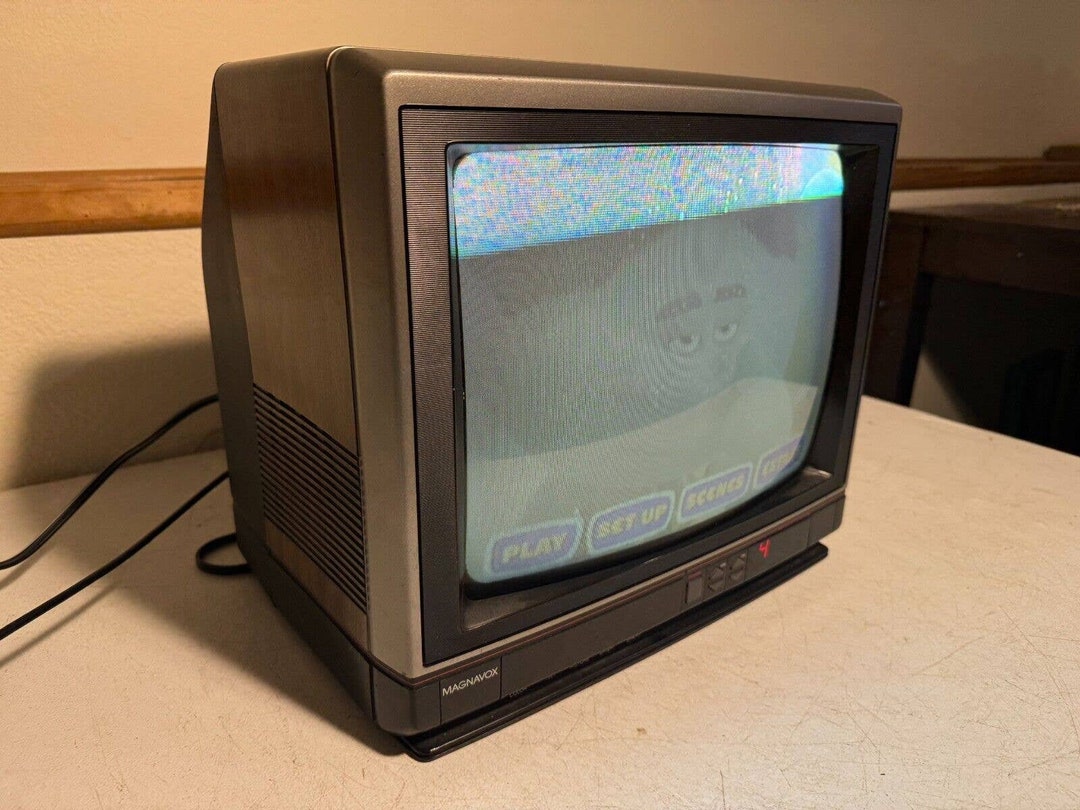 Magnavox RJ4049WJ21 13 CRT Tv Retro Gaming Television Vintage Wood ...