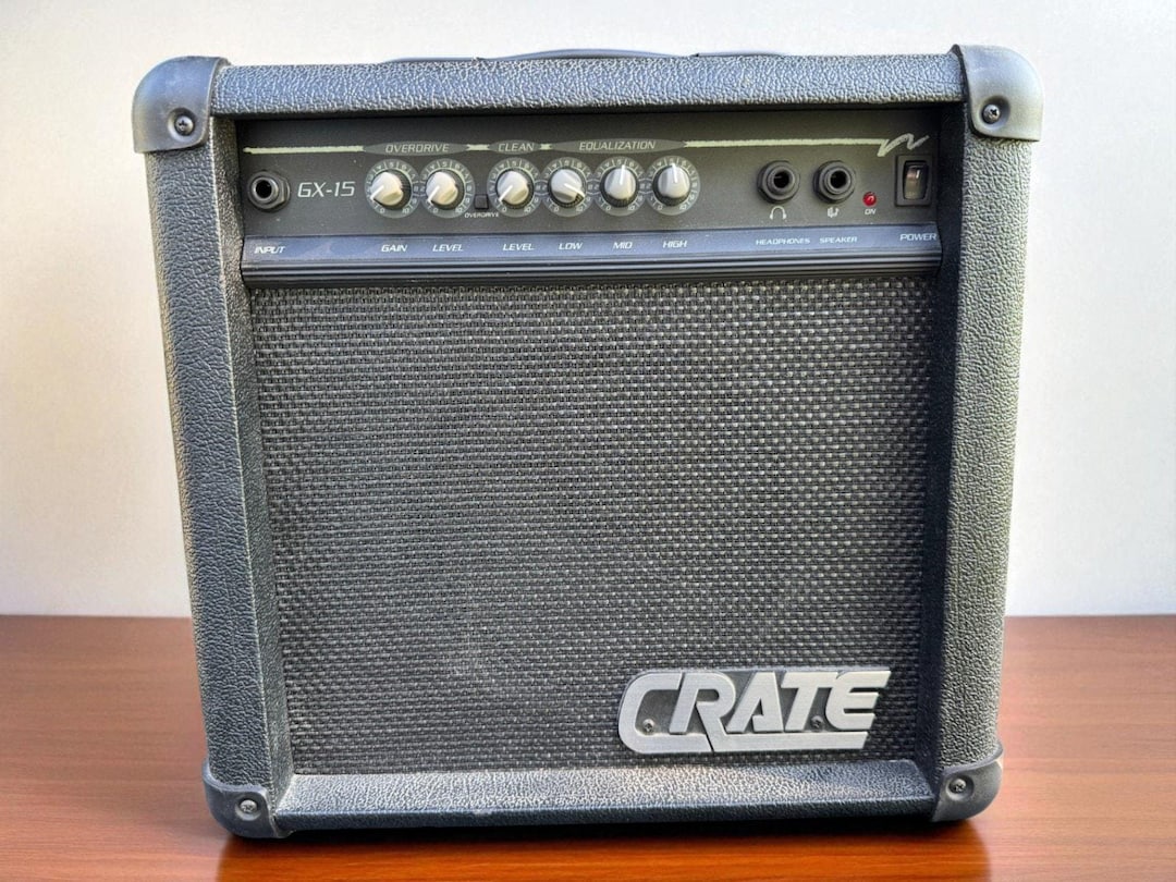 Crate GX15 Guitar Amplifier Electric Powered Amp Portable Bass Music ...