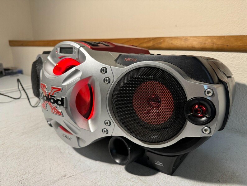 Sony Xplod CFD-G700CP Boombox Hifi Stereo System Portable Cassette CD ...