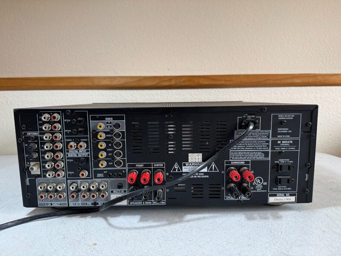 Harman Kardon AVR300 6.1 Channel Audiophile Hifi Stereo Home Theater ...