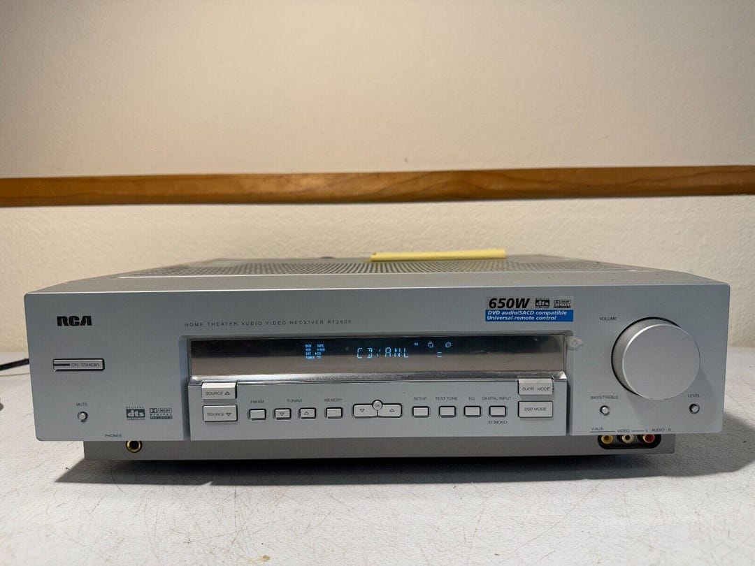 RCA RT2600 Receiver Hifi Stereo Vintage Home Audio 5.1 Channel Surround ...