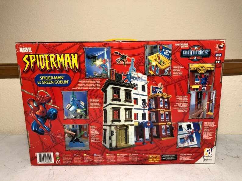 Spider-man X Blocks Construction System Marvel Popular De Juguetes ...