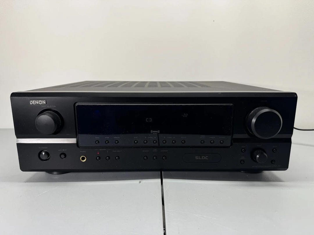Denon DRA-297 Receiver Hifi Stereo Audio Phono Stage XM Radio Fully ...