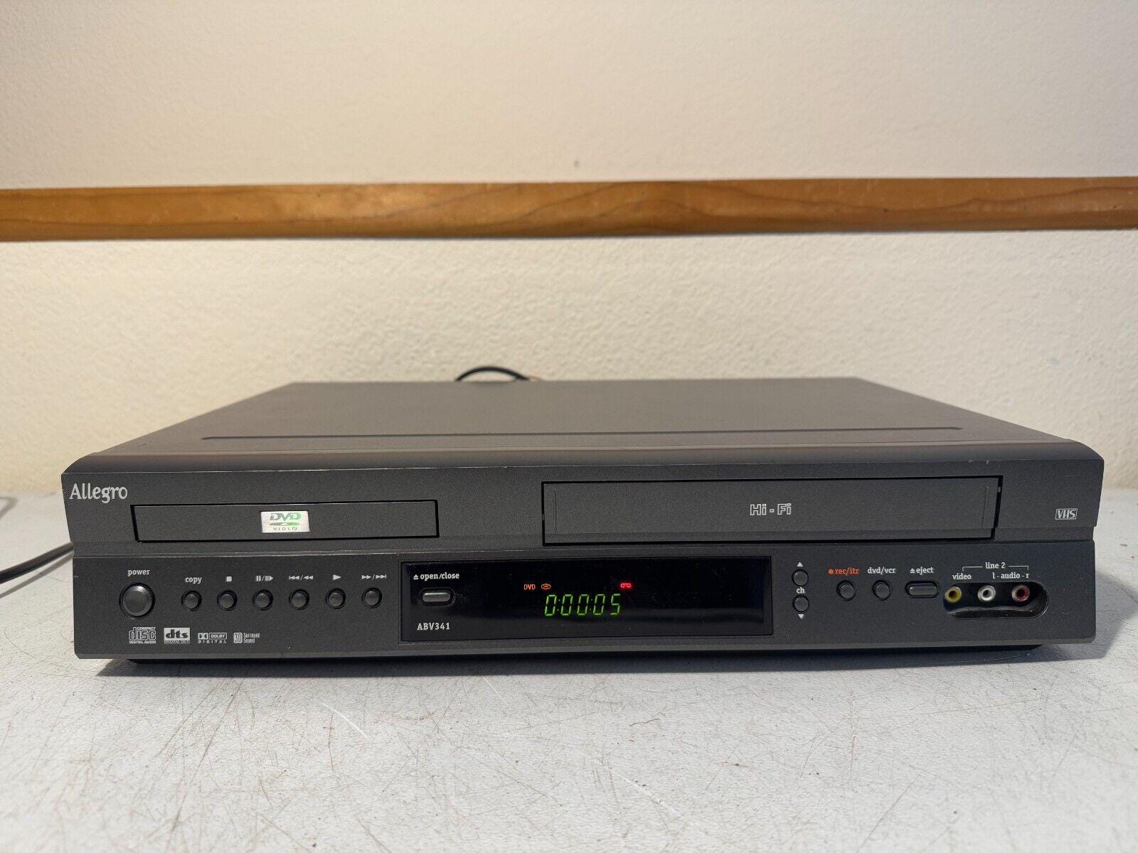 Allegro Zenith ABV341 VCD Dvd Combo VHS Recorder 4 Head Hifi Stereo ...