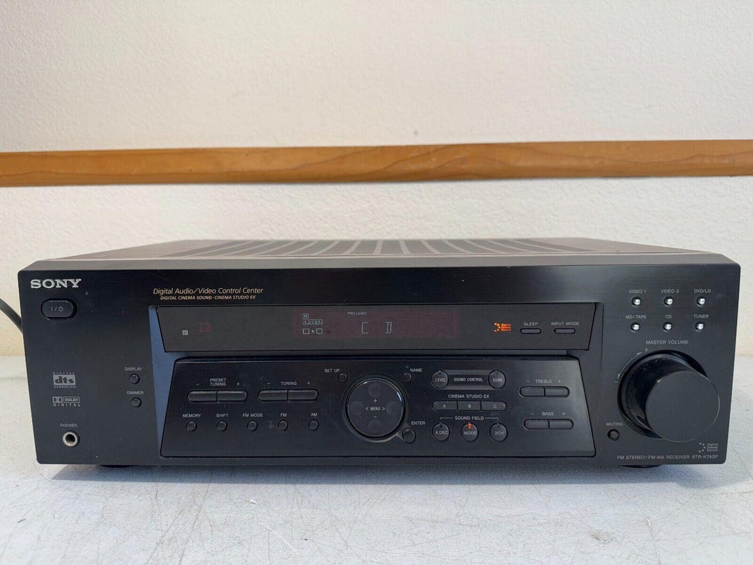 Sony STR-K740P Receiver Hifi Stereo 5.1 Channel Home Theater Radio ...