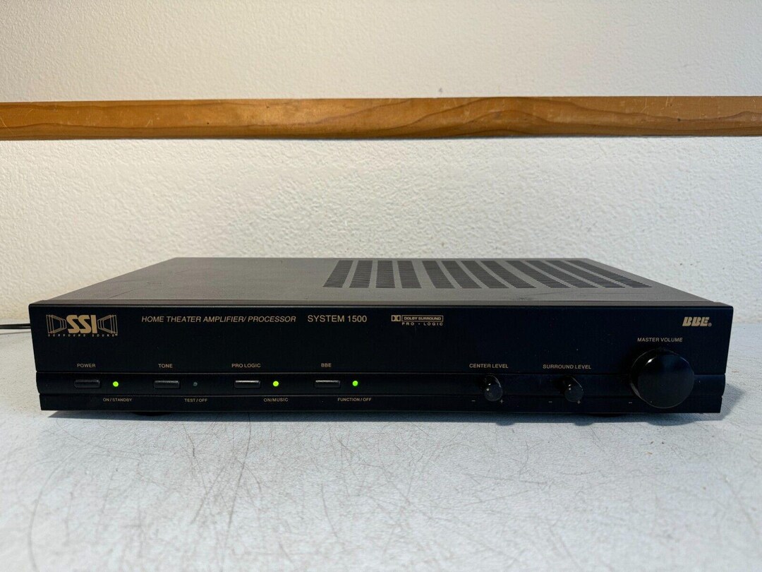 SSI System 1500 Amplifier Surround Sound Processor Vintage Home Theater ...