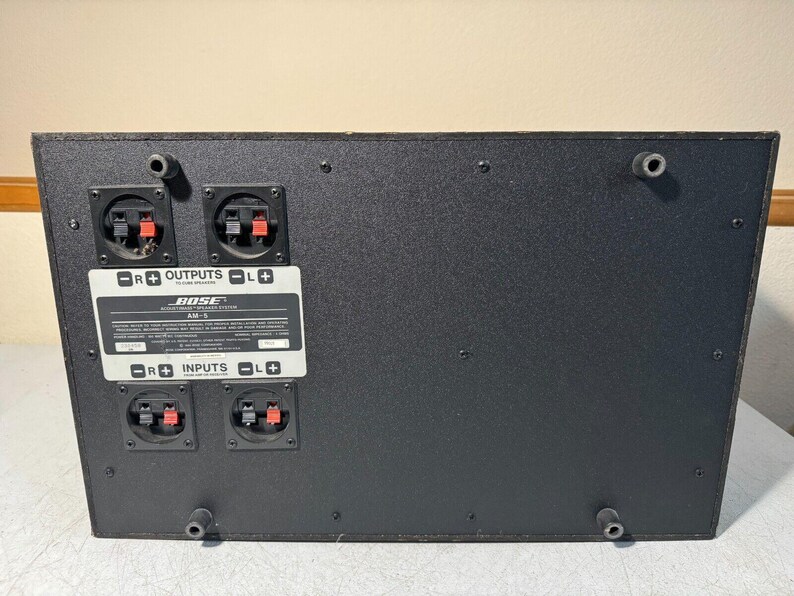 Bose AM-5 Acoustimass Speaker System Low Profile Subwoofer Module Cube Speakers - Etsy