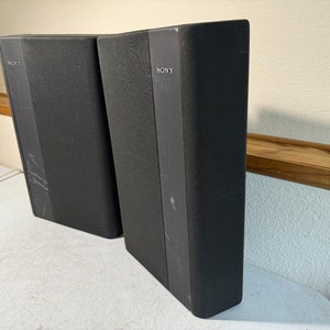 Sony Bookshelf Speakers Hifi Stereo Front Left Right Wall Mount Shallow ...