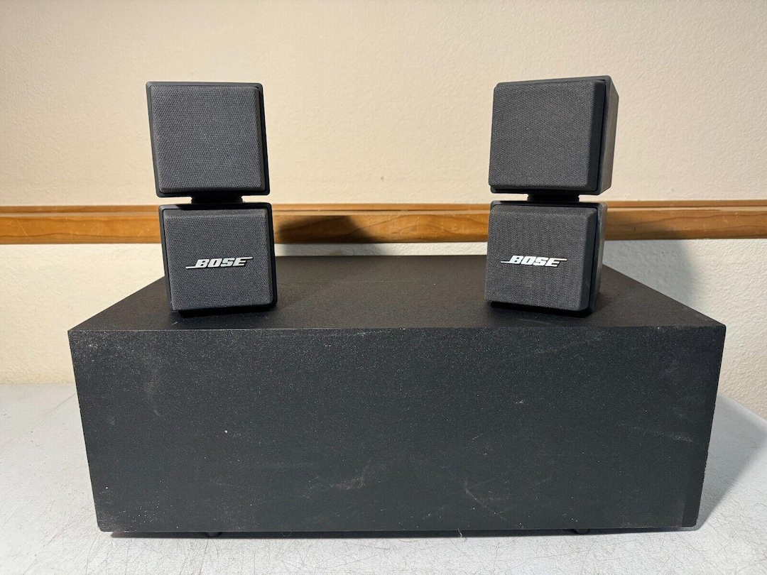 Bose AM-5 Acoustimass Speaker System Low Profile Subwoofer Module Cube Speakers - Etsy