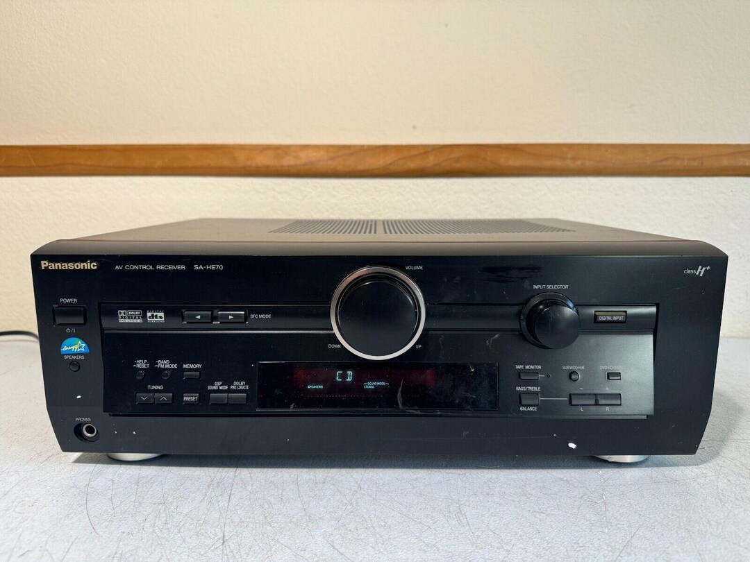 Panasonic SA-HE70 Receiver Hifi Stereo 5.1 Channel Home Theater Radio ...