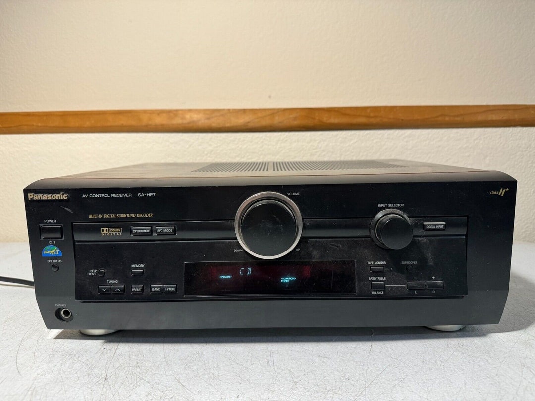 Panasonic SA-HE7 Receiver Hifi Stereo Vintage 5.1 Channel Home Theater ...