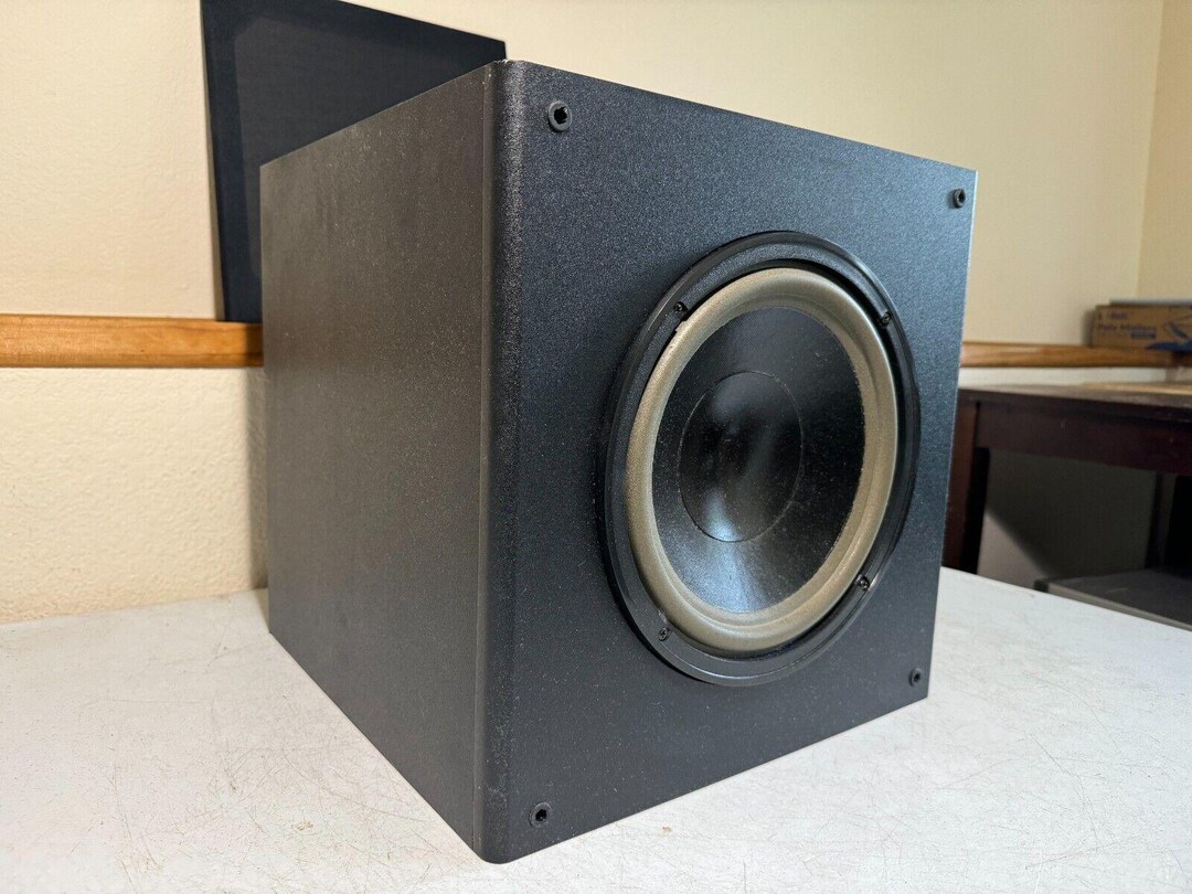 KLH GFX550 Powered Subwoofer Home Theater Bass Sub Audio Loud 10 Front ...