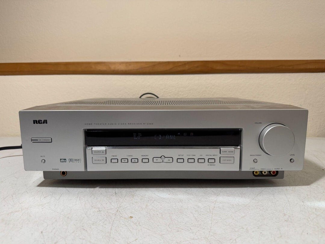 RCA RT2360 Receiver Hifi Stereo Vintage 5.1 Channel Home Theater Audio ...
