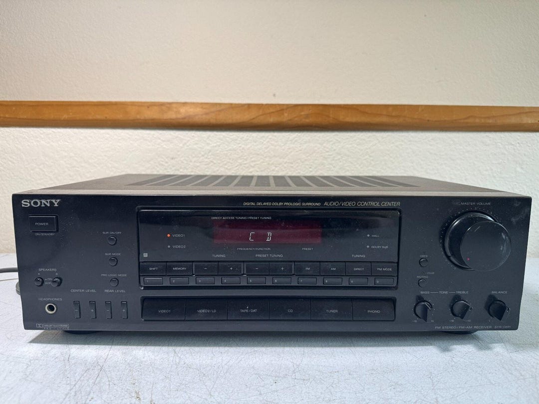 Sony STR-D511 Receiver Hifi Stereo Vintage Phono 5 Channel Surround AM ...