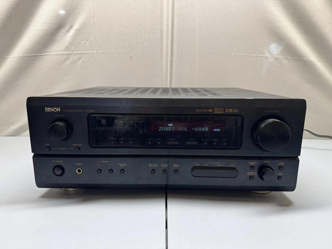 Denon AVR-1804 Receiver Hifi Stereo Vintage Audiophile Phono 6.1 ...