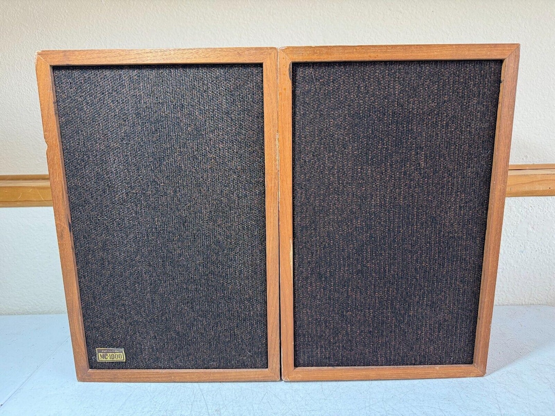 Realistic MC-1000 Speakers Hifi Stereo Vintage Home Audio Japan Tandy ...