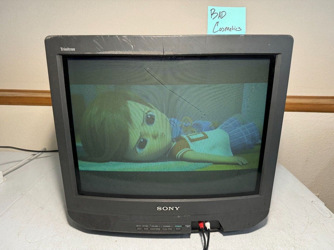 Sony Trinitron KV20V80 20 CRT TV Retro Gaming Television Vintage Tube ...