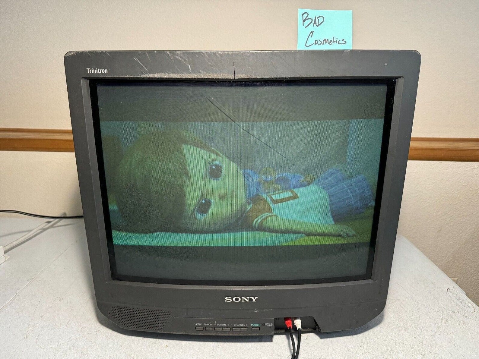 Sony Trinitron KV20V80 20 CRT TV Retro Gaming Television Vintage Tube ...