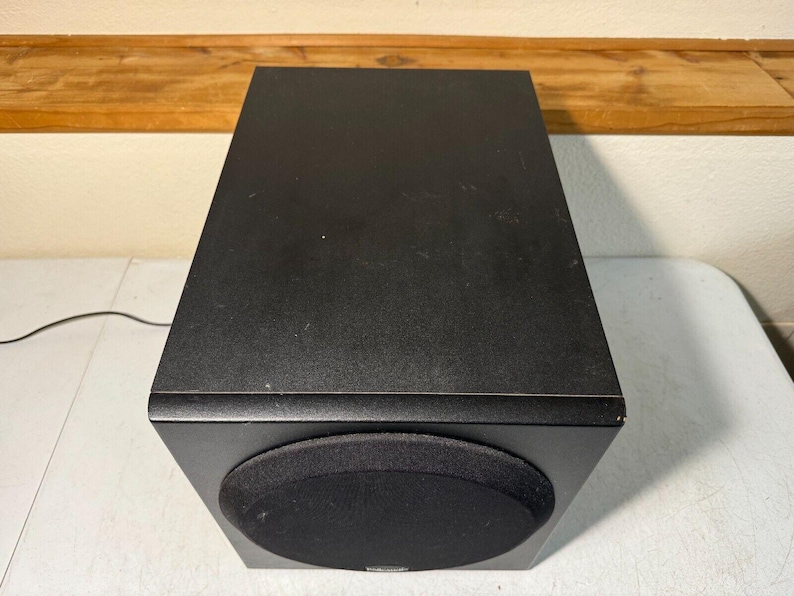 Polk Audio PSW-250 Subwoofer Powered Sub Home Theater Bass Black Loud 8 ...