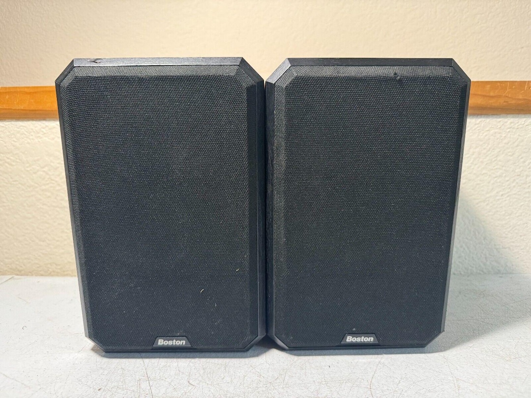 Boston Acoustics HD5 Bookshelf Speakers Hifi Stereo Home Audio Made in ...