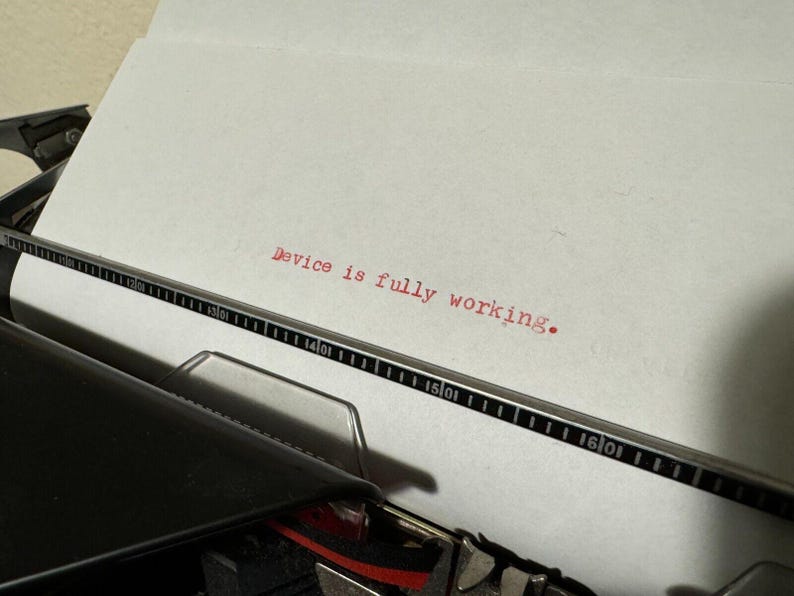 We R Memory Keepers Typewriter Black Typing Retro Collectable Ribbon ...