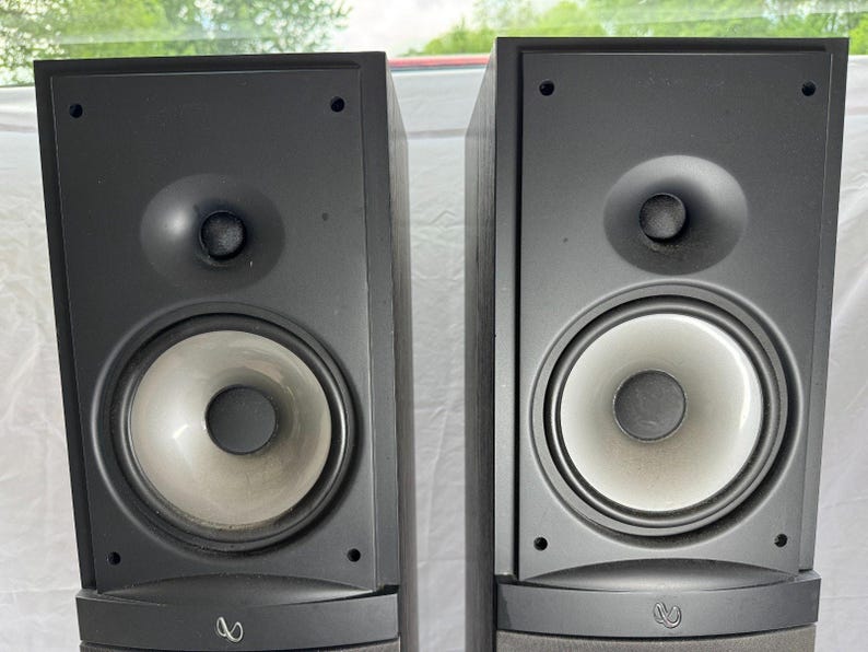 Infinity RS4 Tower Speakers Floor Standing Home Theater Audio Vintage ...