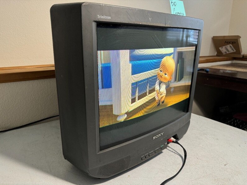 Sony Trinitron KV20V80 20 CRT TV Retro Gaming Television Vintage Tube ...