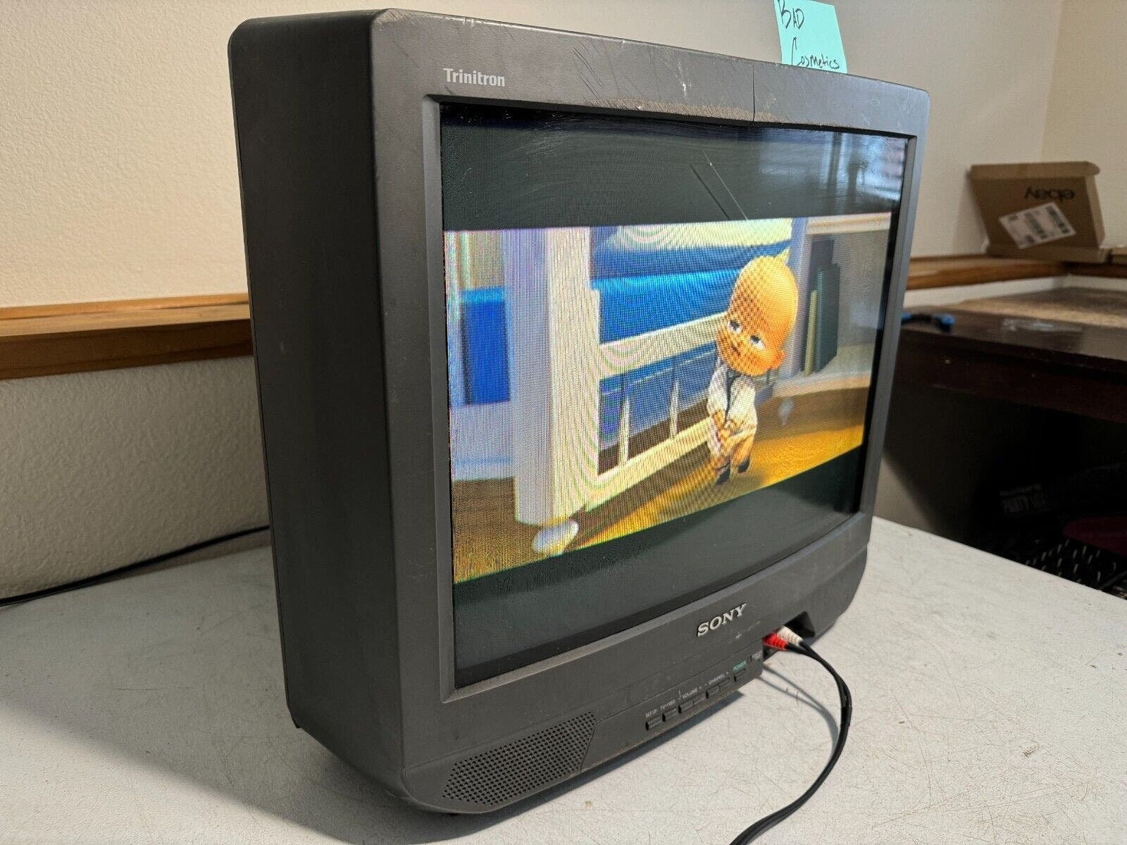 Sony Trinitron KV20V80 20 CRT TV Retro Gaming Television Vintage Tube ...