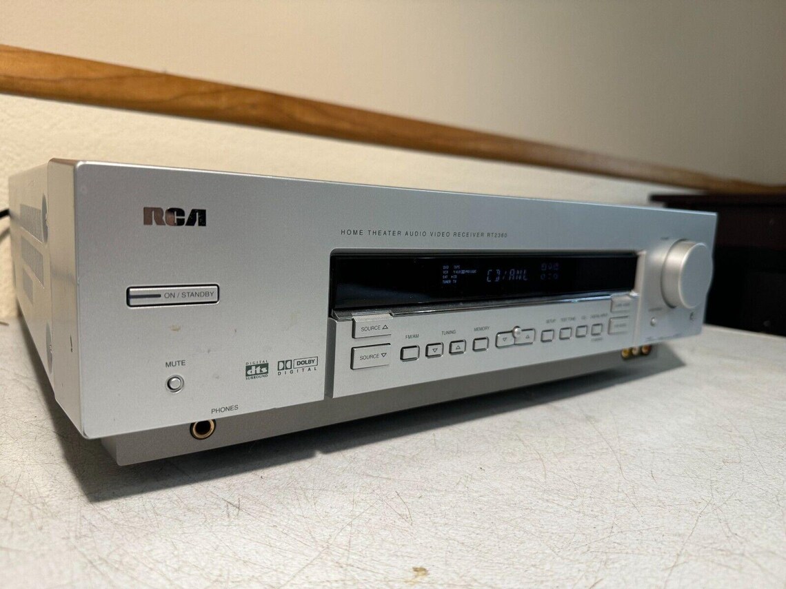 RCA RT2360 Receiver Hifi Stereo Vintage 5.1 Channel Home Theater Audio ...