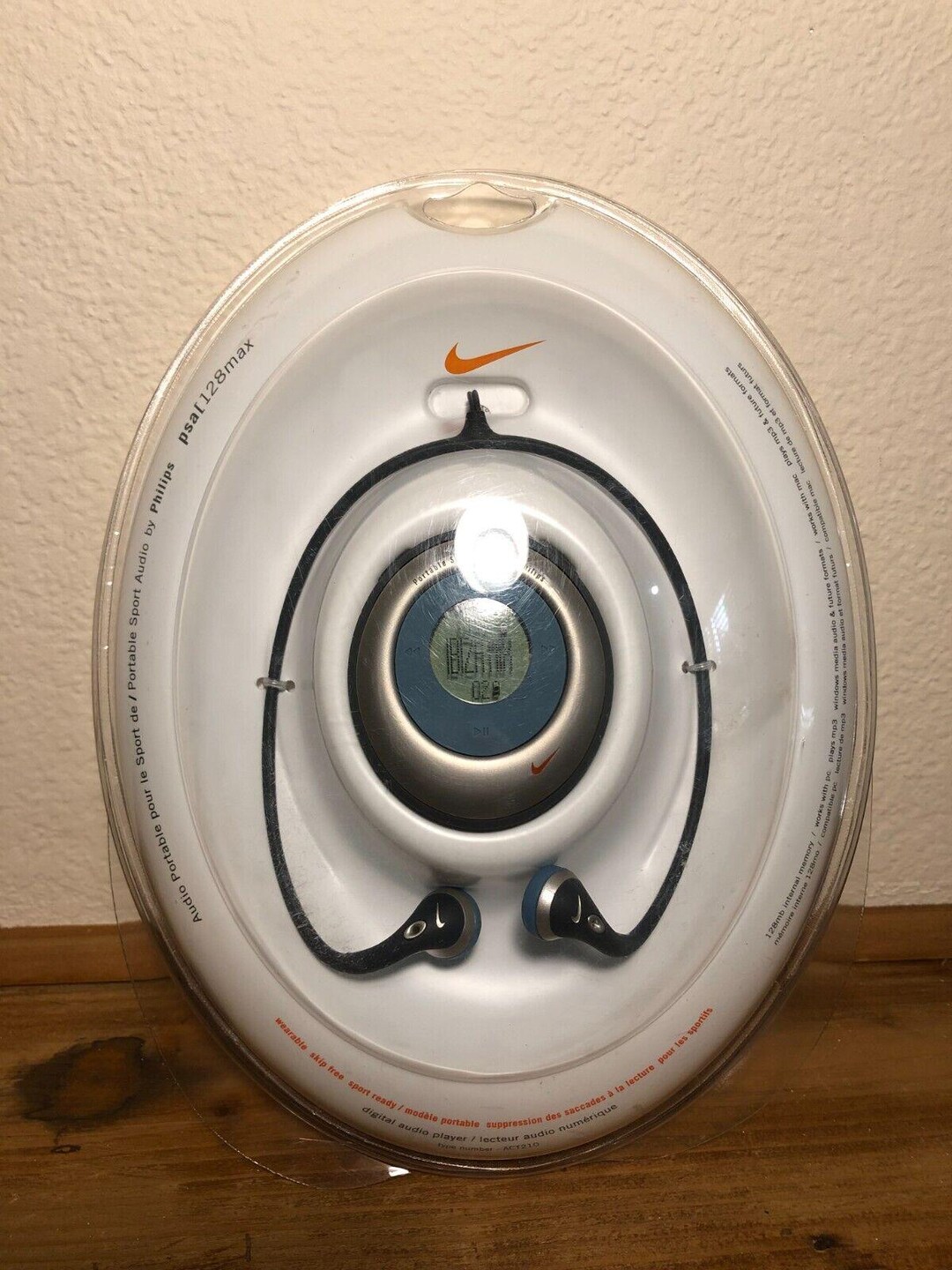 Nike Philips PSA-128 MP3 Player Max Audio Sport Exercise Stereo Vintage ...