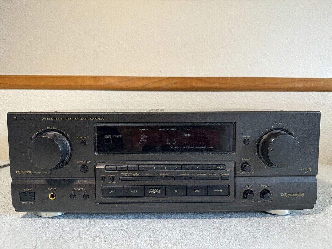 Technics SA-GX550 Receiver Hifi Stereo Vintage Phono Audiophile Radio ...