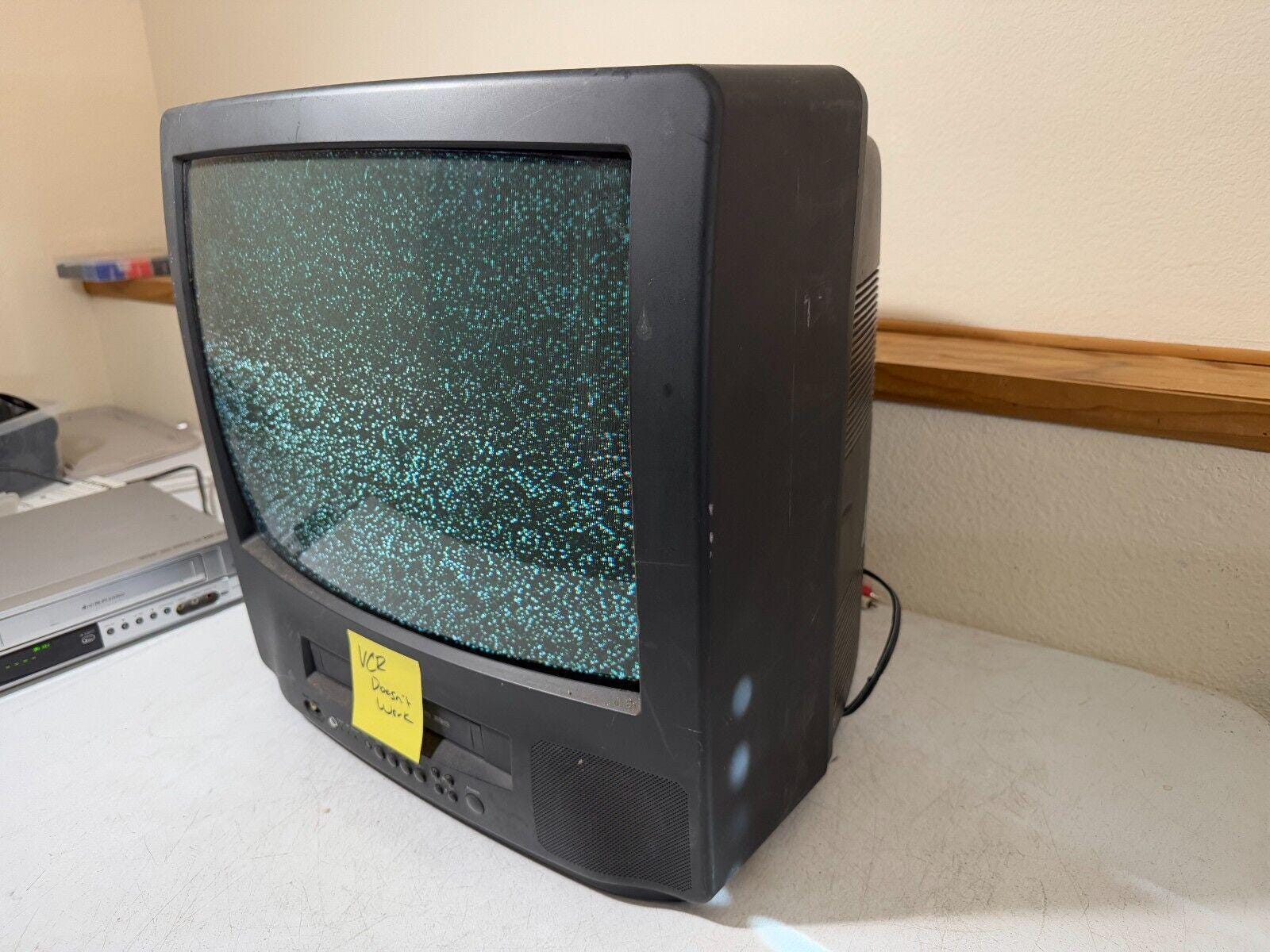Daewoo DVN-20F6N 20" CRT Tv Retro Gaming Television Vintage Rcas Big ...