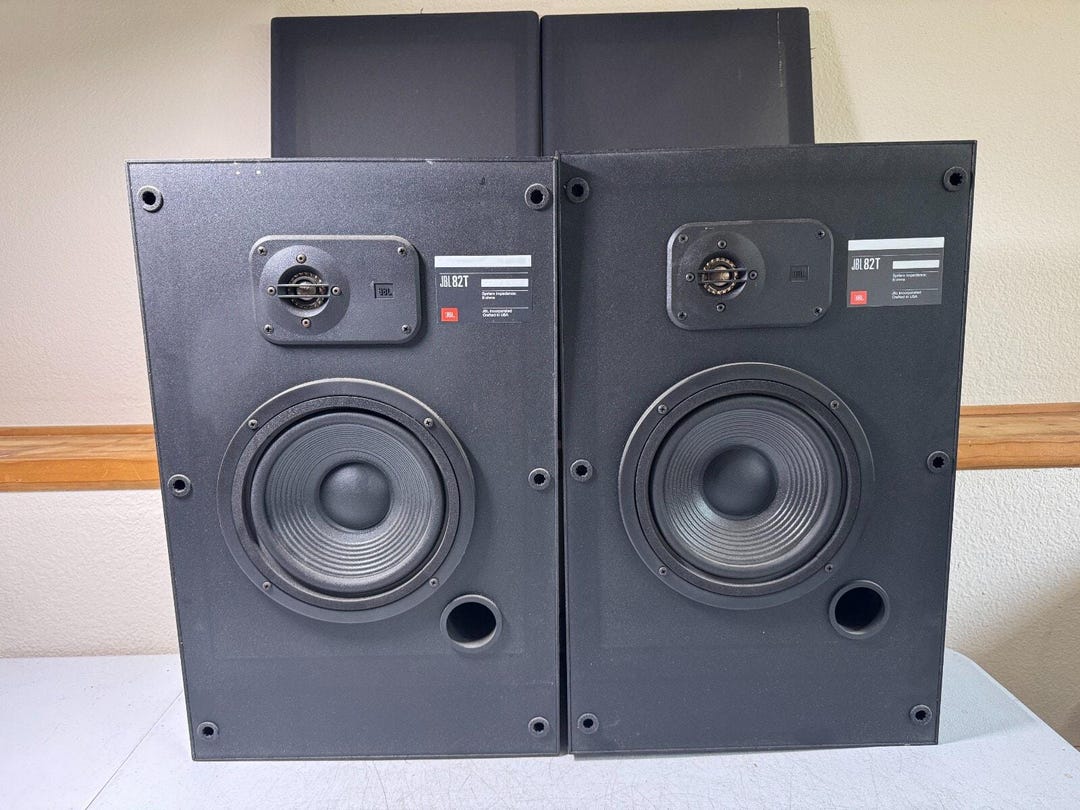 JBL 82T Loud Speakers Hifi Stereo Vintage Home Audio USA Made 125w ...
