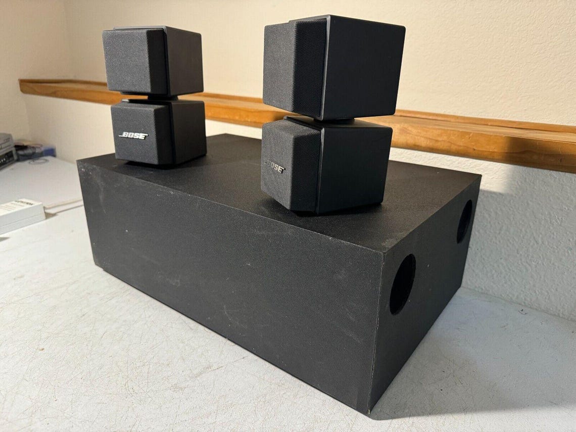 Bose AM-5 Acoustimass Speaker System Low Profile Subwoofer Module Cube Speakers - Etsy