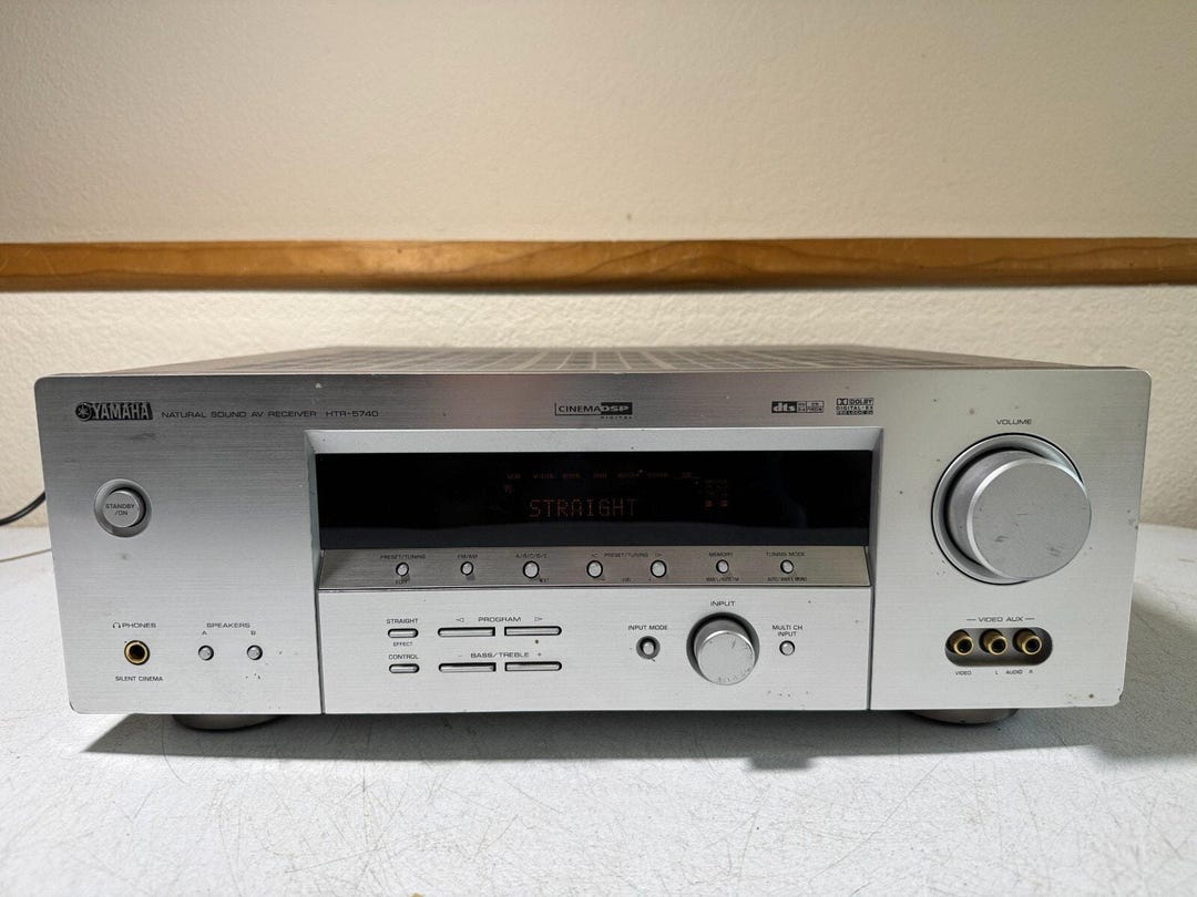 Yamaha HTR-5740 Receiver Hifi Stereo Vintage 6.1 Channel Home Theater ...