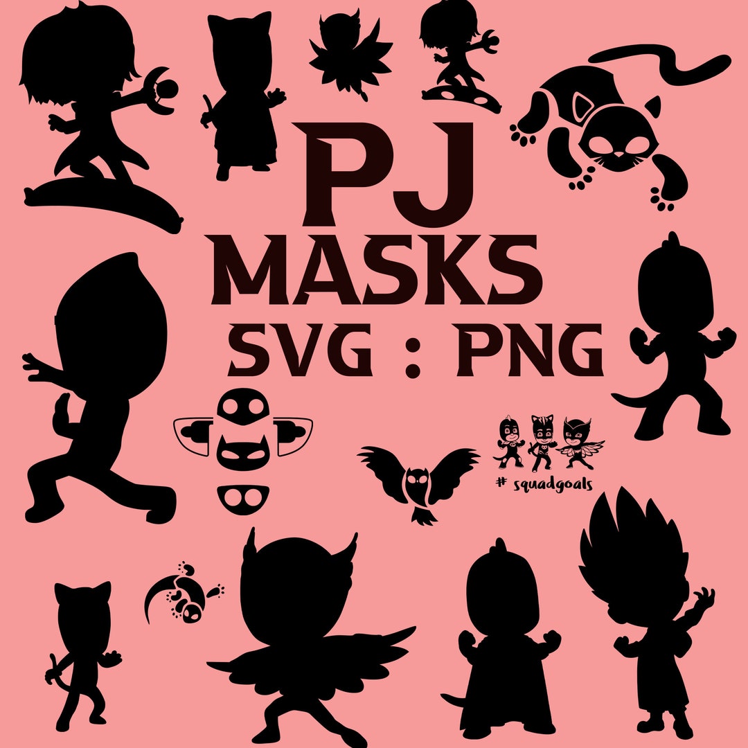 PJ Mask PNG Bundle Pj Masks Svg Pj Masks Hero Png Moon Light Heroes Pj ...