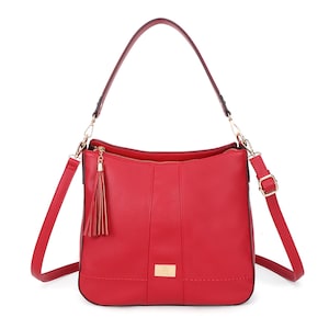 Womens Handbag Crossbody Designer Purse With Two Removable Straps ...