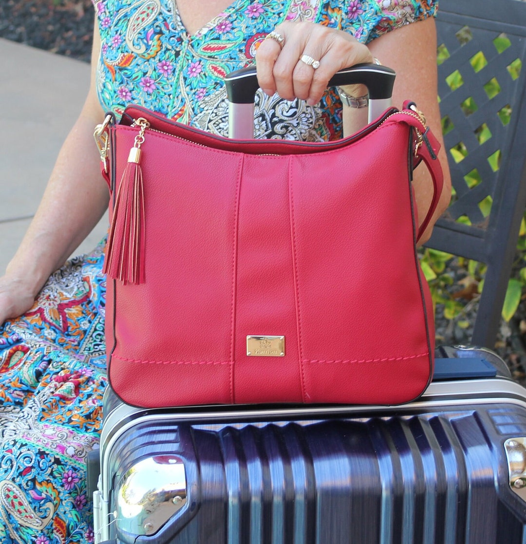 Womens Handbag Crossbody Designer Purse Two Removable Straps ...