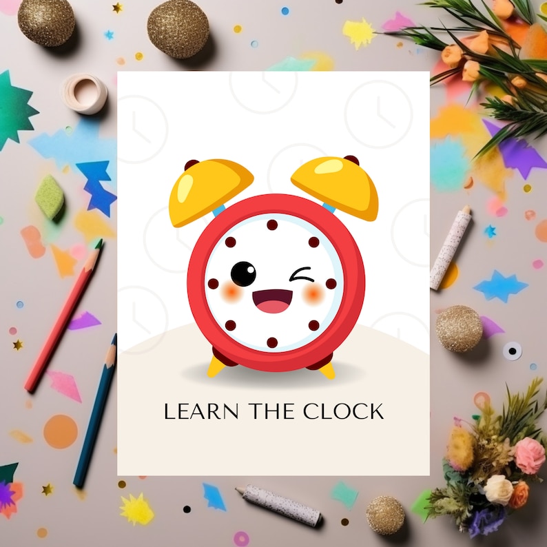 Editable Learn the Clock Workbook 19 Page Neutral Preschool Printable ...