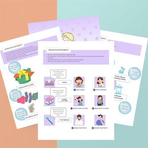 Kids Personal Hygiene Workbook, Printable PDF Activities Fun ...