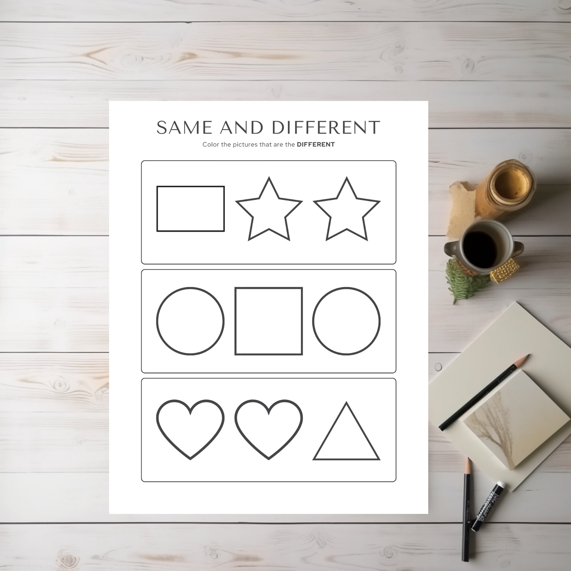 Childrens Activity Sheets Printable Instant Canva Download Pink Kids ...