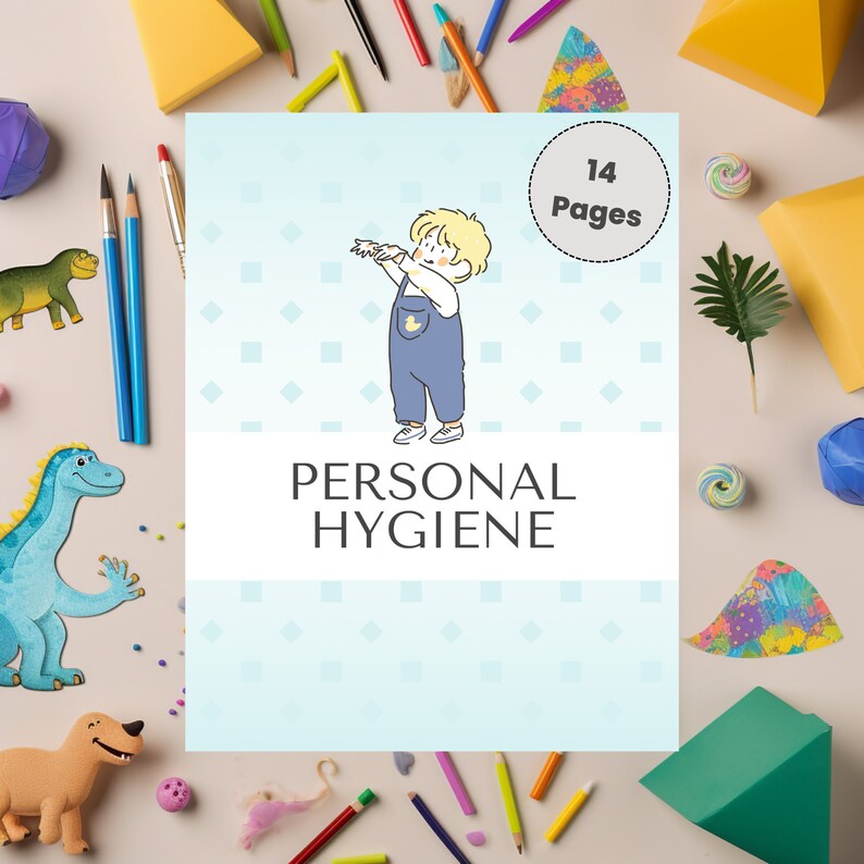 Kids Personal Hygiene Workbook, Printable PDF Activities Fun ...